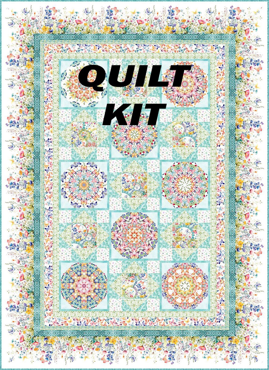 Quilt Kit - Butterfly Fantasy Quilt Kit by in the Beginning Fabrics ...