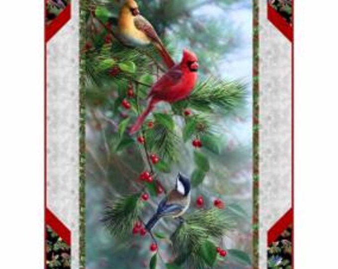Quilt PATTERN - Winter Colors - A Pieced Panel Quilt Pattern by Pine ...
