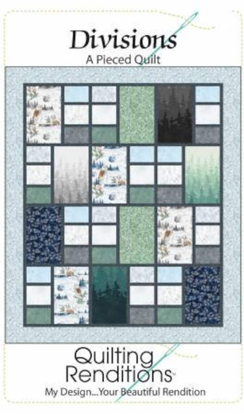 Quilt PATTERN - Divisions Pattern by Kari Nichols for Quilting ...