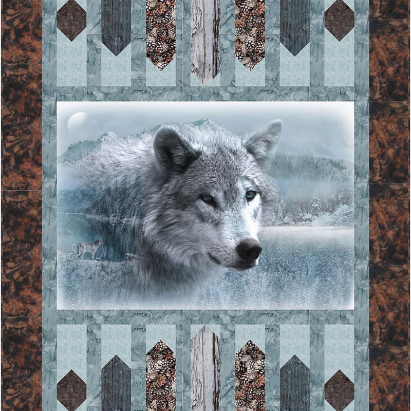Wolf Quilt Pattern - Etsy