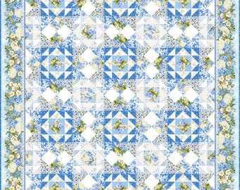 Quilt PATTERN the Sun, the Moon, and the Stars Quilt Pattern by in the ...