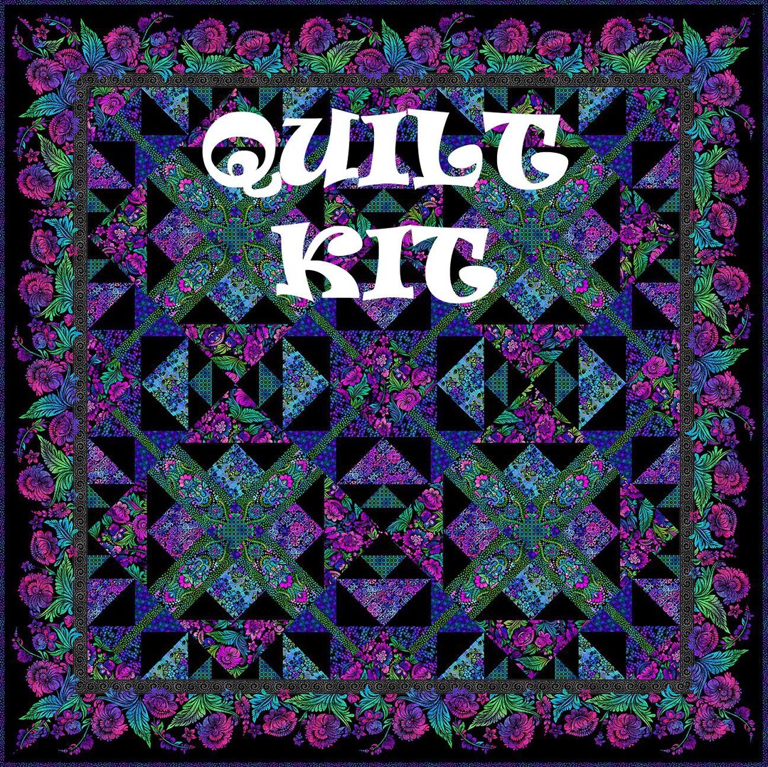 Quilt Kit - Jewel Vivid Quilt Kit by in the Beginning-fabric for Top ...
