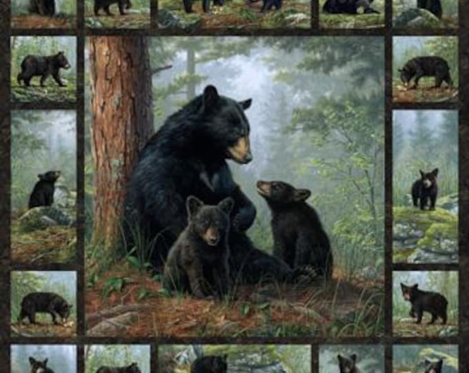 Bear's Den Panel by Northcott - 43" X 43" - Etsy
