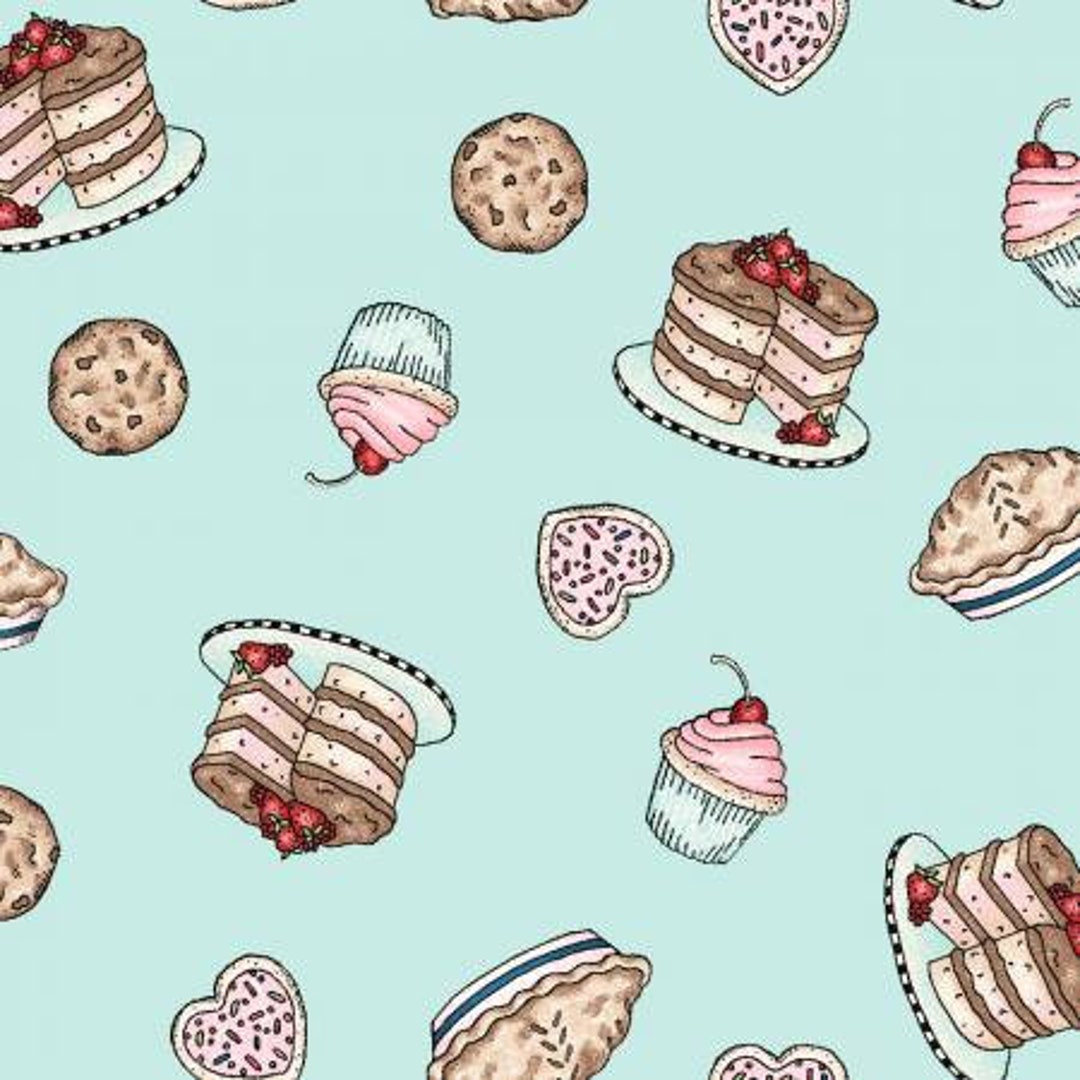 Turquoise Pastry Toss From Happiness is Homemade by Maywood Studio ...