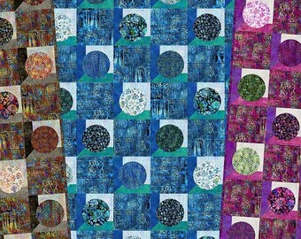 Quilt PATTERN the Sun, the Moon, and the Stars Quilt Pattern by in the ...