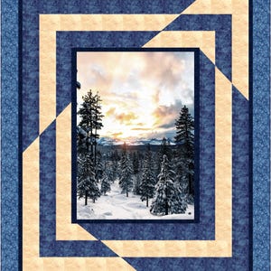 PDF QUILT PATTERN - Reversal Hoffman Sunset Pattern by Kari Nichols for ...