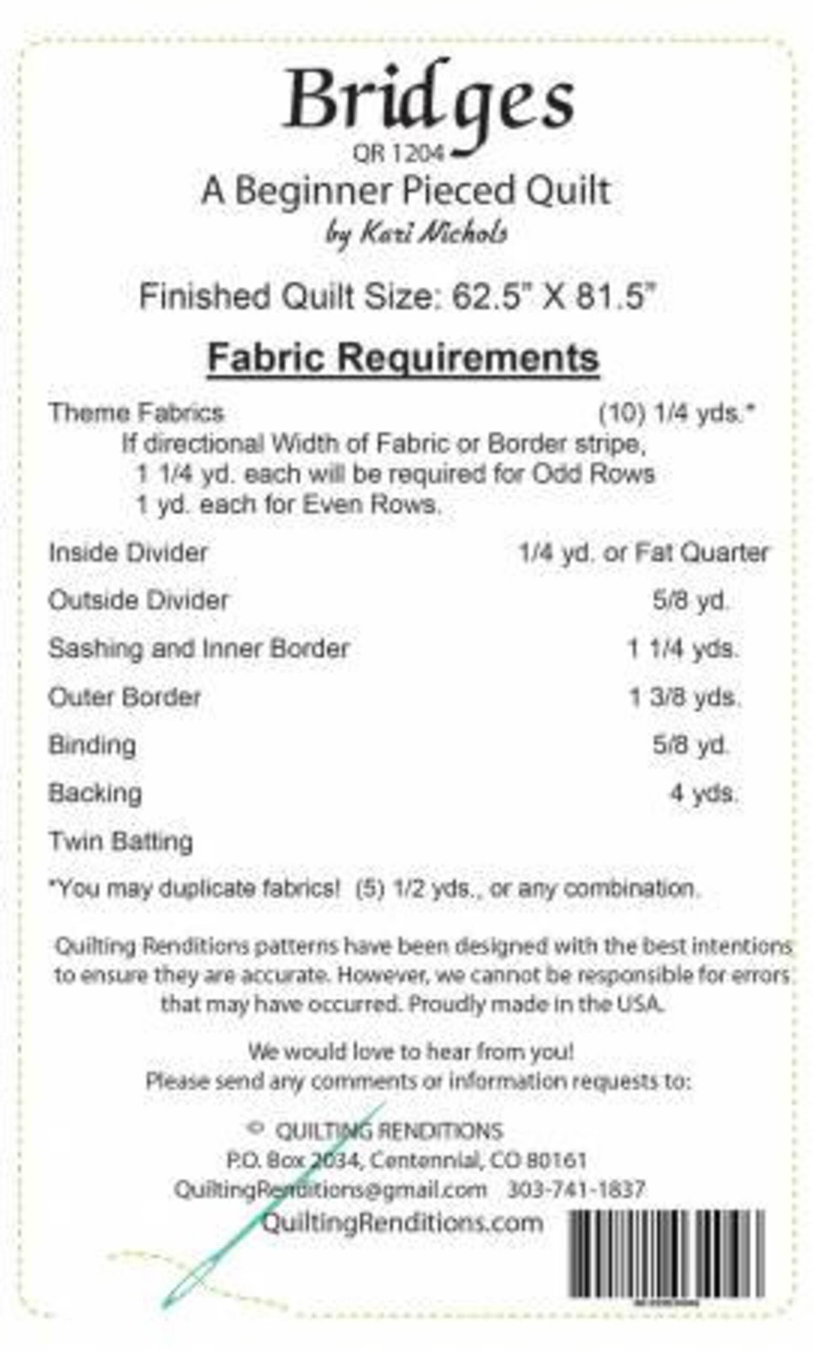 PDF QUILT PATTERN - Bridges - Steampunk Quilt Pattern by Kari Nichols ...