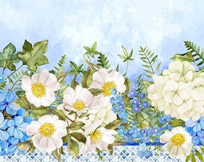 Border From the Periwinkle Spring Collection by Jason Yenter for in the ...