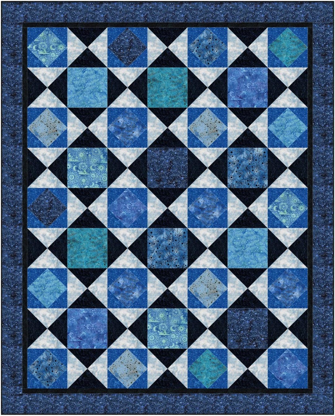 PDF QUILT PATTERN - Passages - Twilight Realm Quilt Pattern by Kari ...