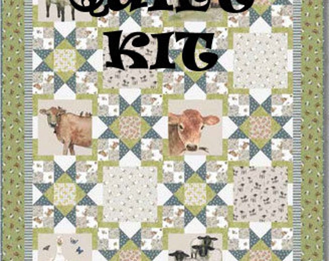 Quilt Kit - A Beautiful Day Block Panel Quilt Kit - 59" X 71" - Fabric ...