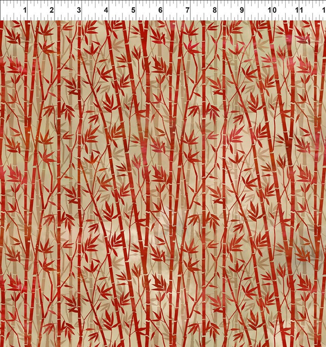Red Bamboo From the Oriental Gardens Collection - 8OG 1 by Jason Yenter ...