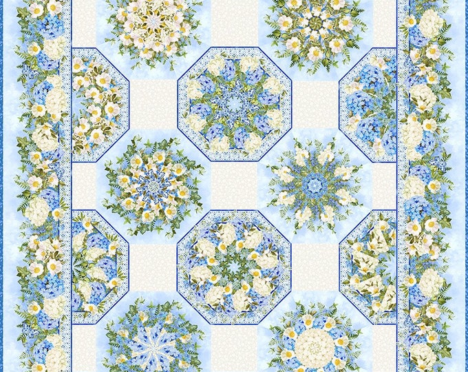 Quilt PATTERN - Periwinkle Spring Kaleidoscope Quilt Pattern by in the ...