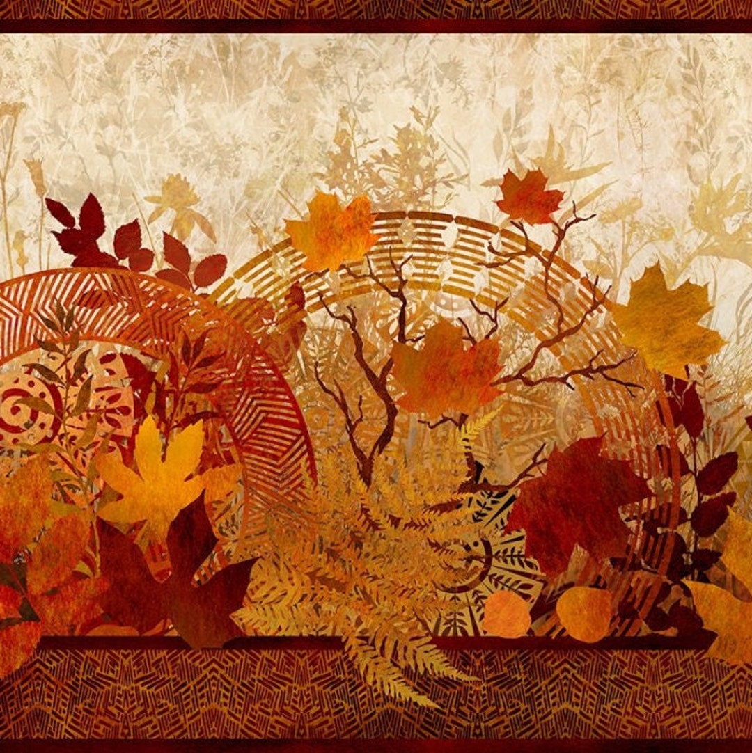 Border Stripe From the Reflections of Autumn II Collection by Jason ...