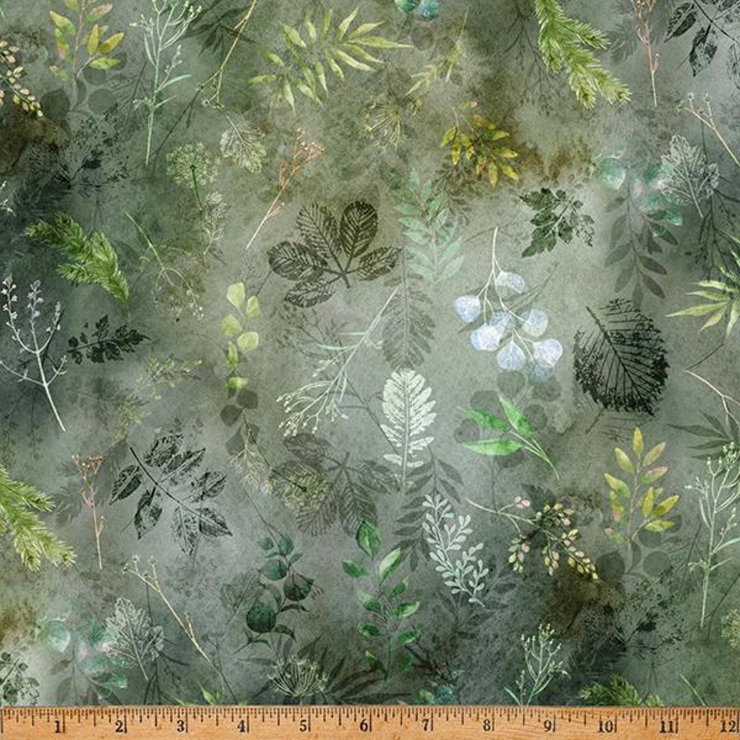 Leaves Leaf (W5435-178) From the Treeline Collection - A Hoffman ...