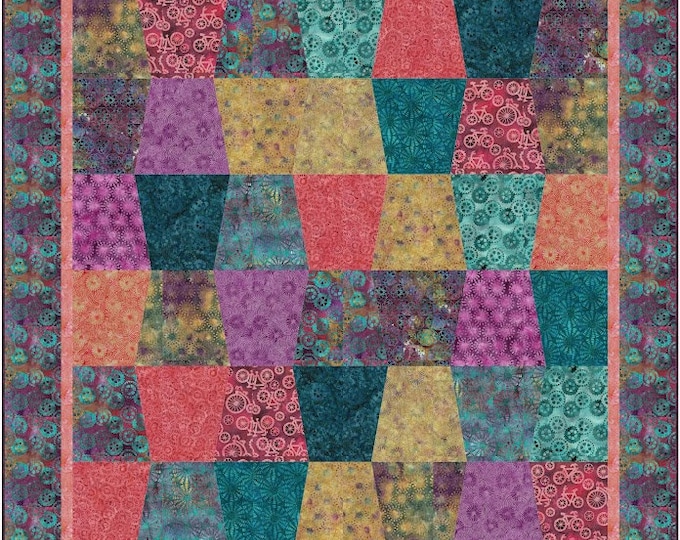 Quilt PATTERN - Winter Colors - A Pieced Panel Quilt Pattern by Pine ...