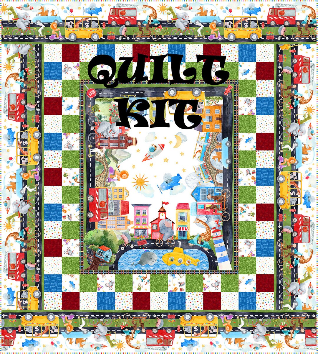 Quilt Kit on the Go Quilt Kit by Jason Yenter for in the Beginning ...