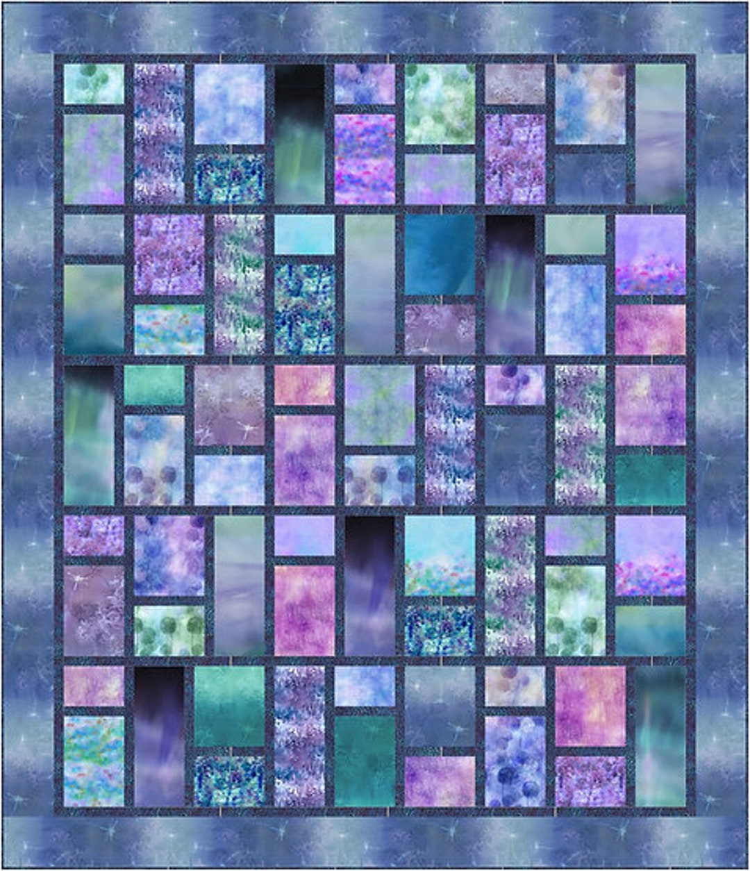 Quilt PATTERN - Broken Windows Pattern by Quilting Renditions - Lap ...