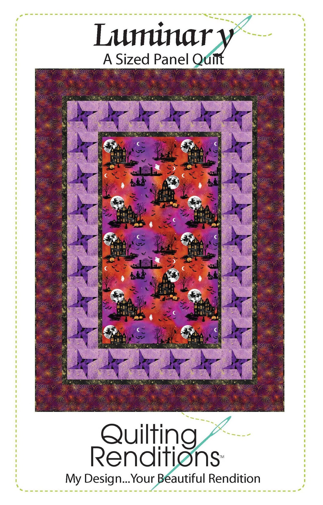 PDF QUILT PATTERN - Luminary - Hoffman Into the Web Pattern by Kari ...