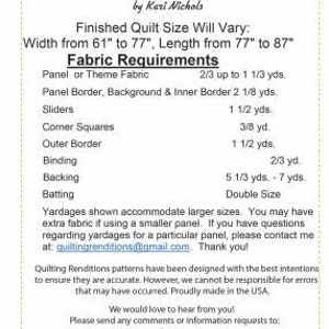 PDF Quilt PATTERN - Sliders - QT Radiant Reflections Quilt Pattern by ...