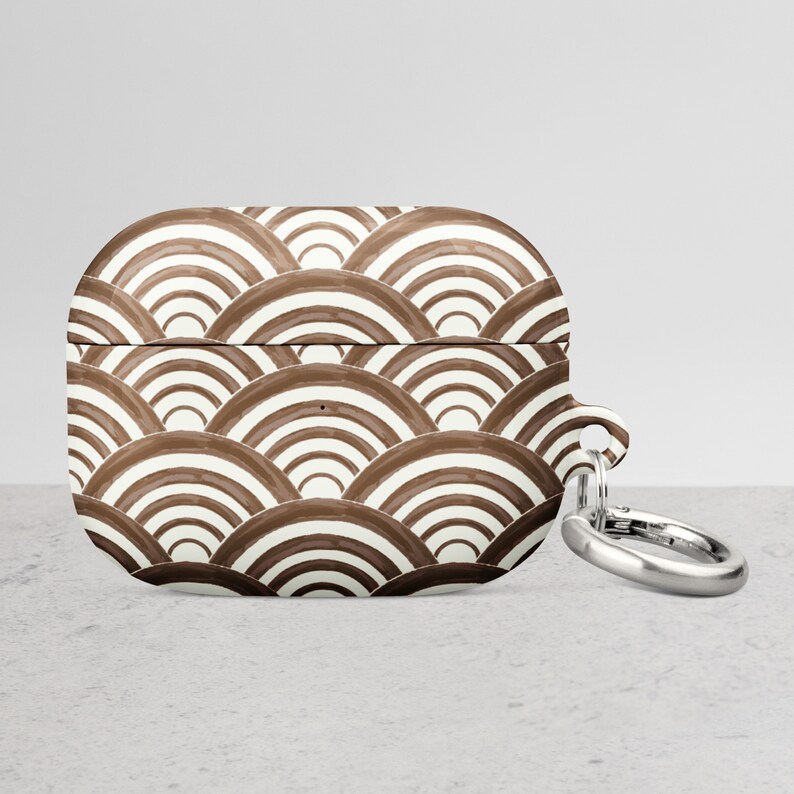 Seigaiha Japanese Wave Pattern AirPod Case, Pro 2 3 Airpods Case With ...