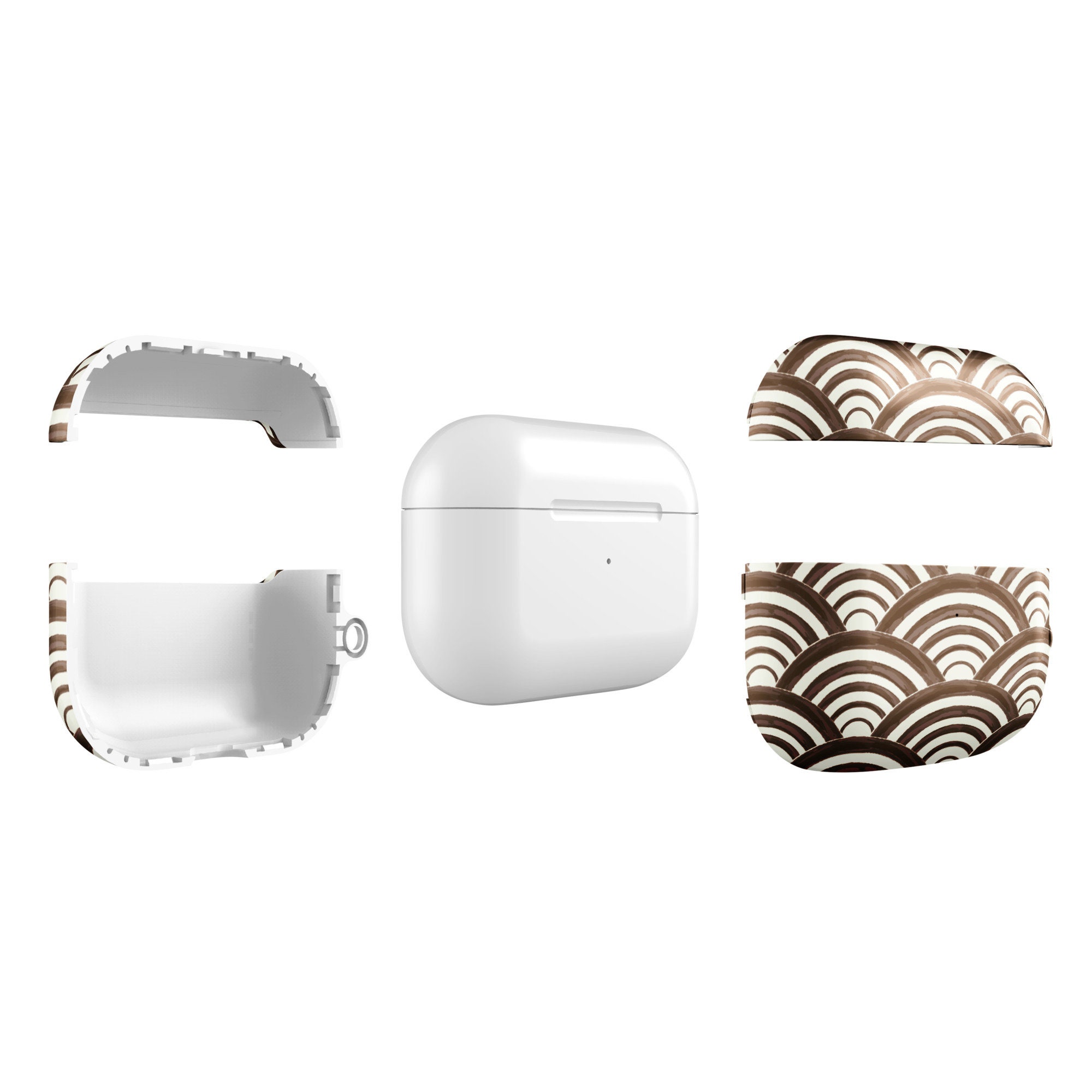 Seigaiha Japanese Wave Pattern AirPod Case Pro 2 3 Airpods - Etsy