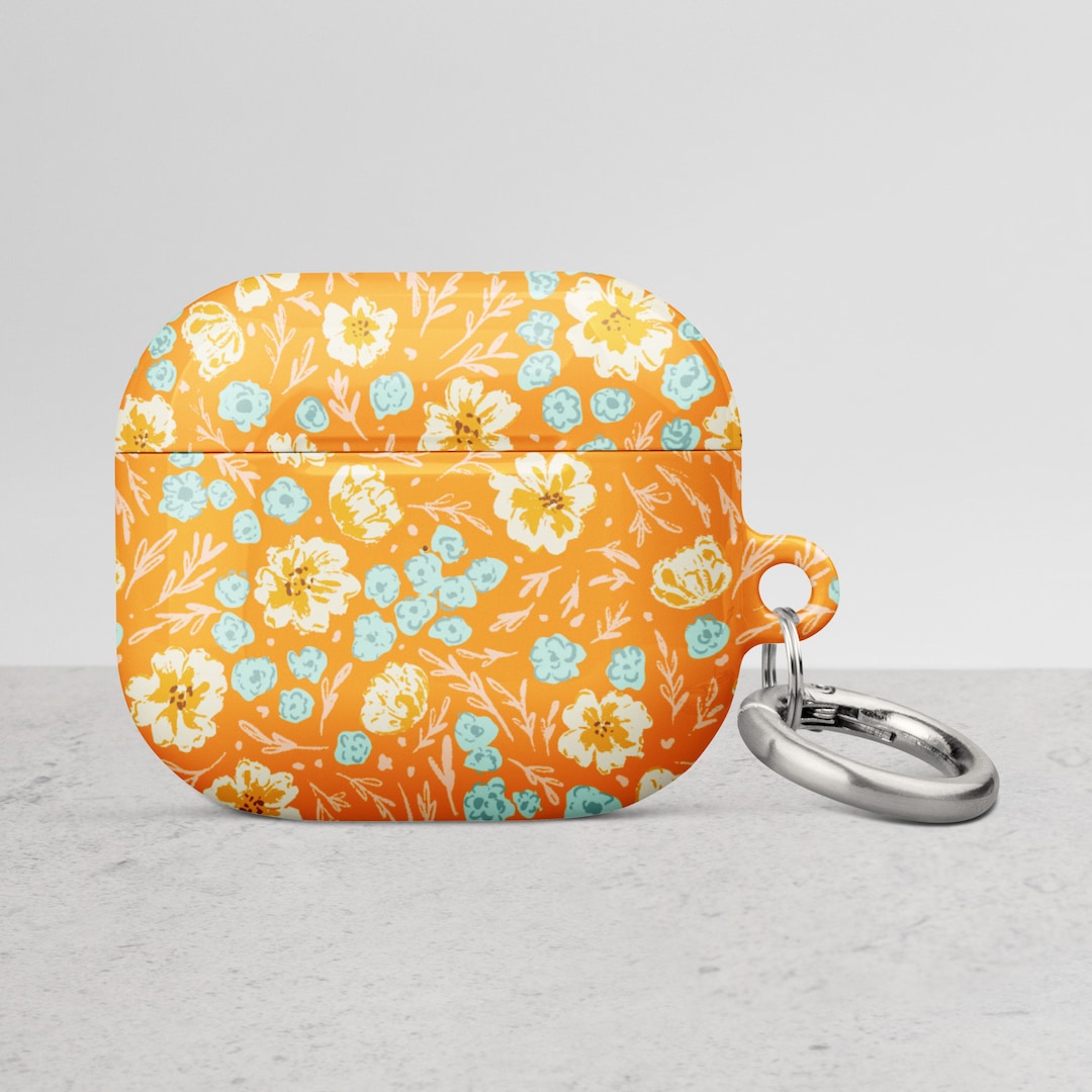 Wildflowers Meadow Airpods Case Pro 3 Protective With Keychain, Cute ...