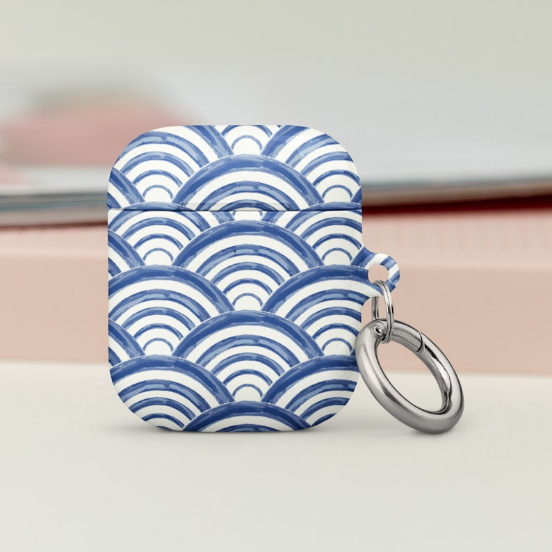 Seigaiha Japanese Inspired Airpods Case, AirPod Pro Case, AirPod 3 Case ...
