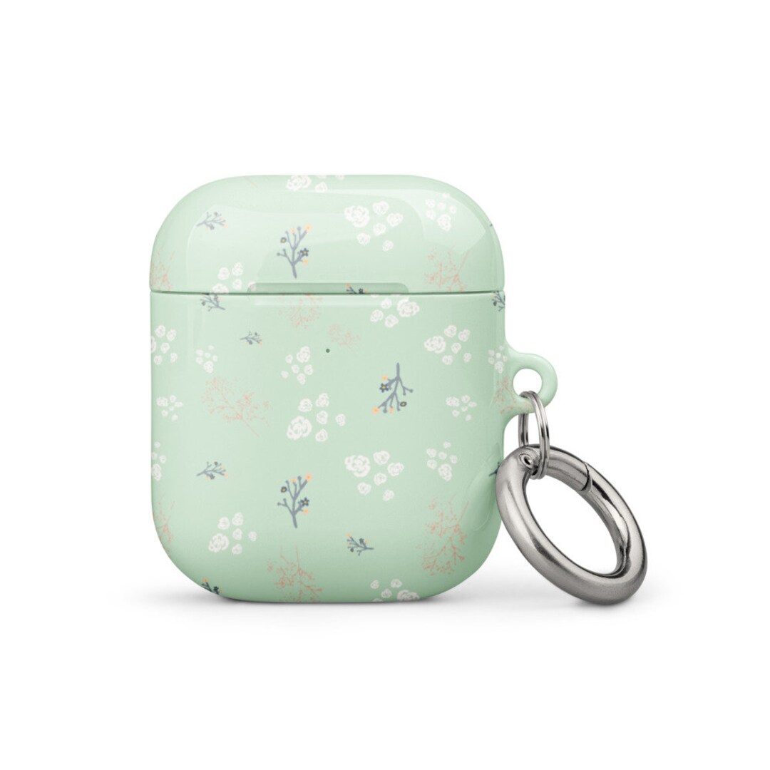 Mint Floral Airpods Pro 2 Case, Airpods Case 3rd Generation Case ...