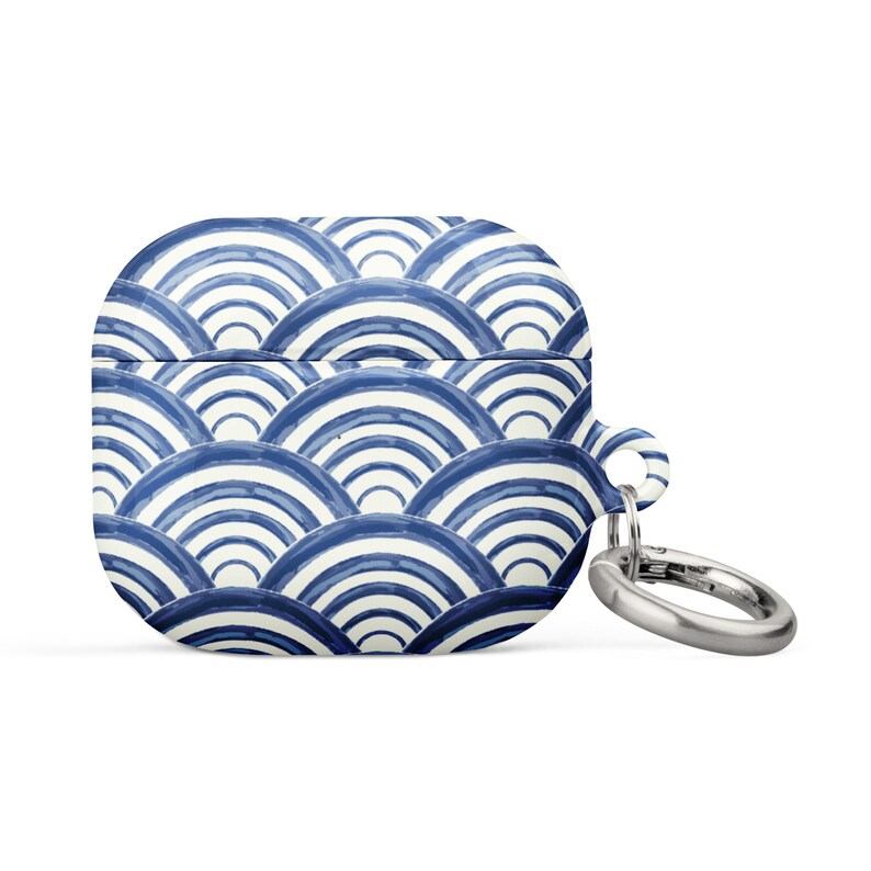 Seigaiha Japanese Inspired Airpods Case, AirPod Pro Case, AirPod 3 Case ...