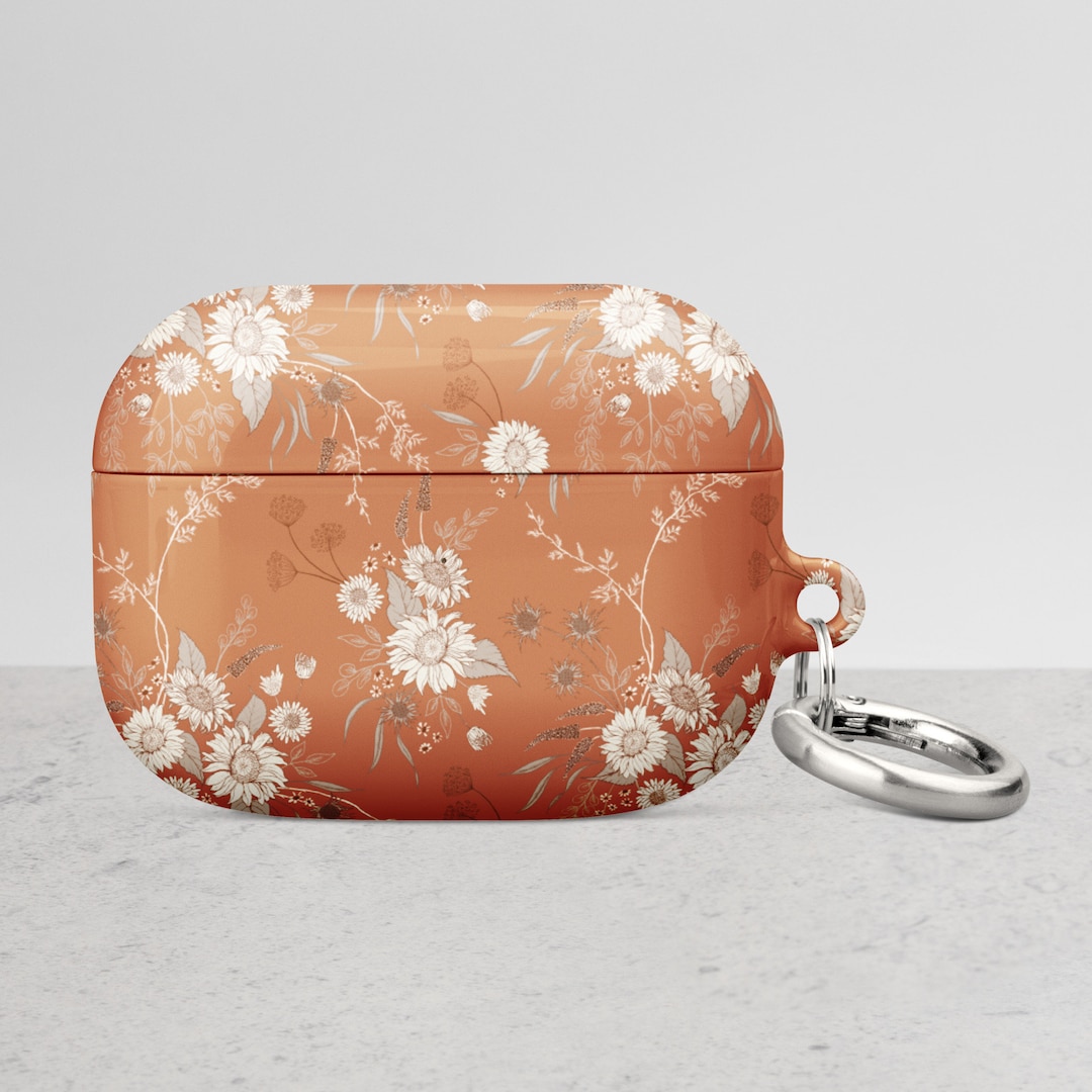 Hand Drawn Sunflowers AirPod Case Pro, Summer Flowers Earbud Cover ...