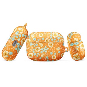 Wildflowers Meadow Airpods Case Pro 3 Protective With Keychain, Cute ...