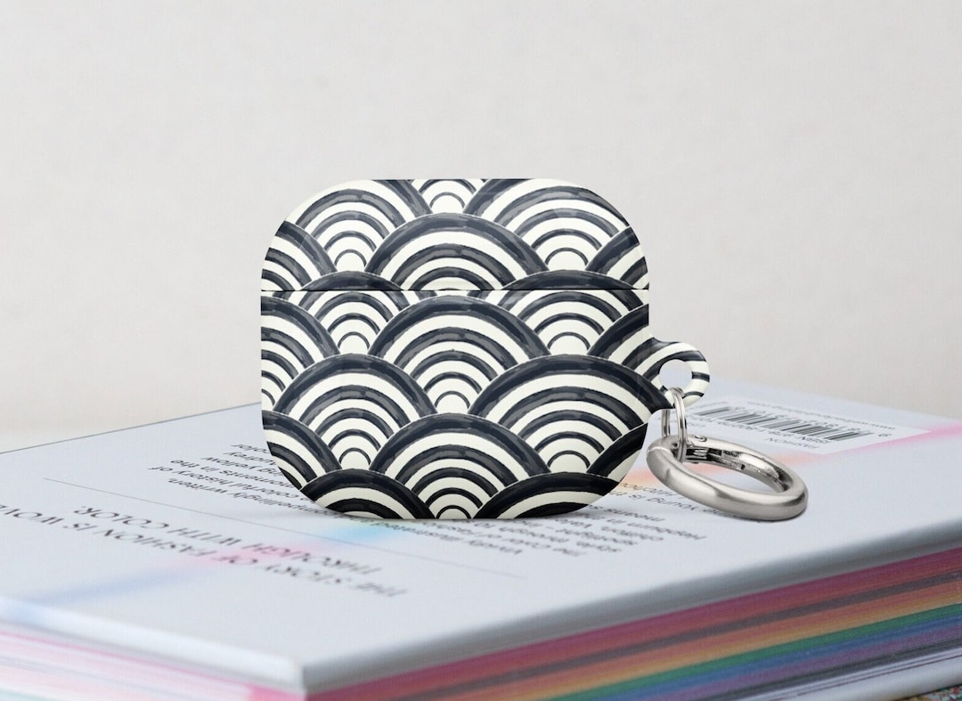 Seigaiha Japanese Pattern Airpods Case, Airpods Pro 3 Case, With ...