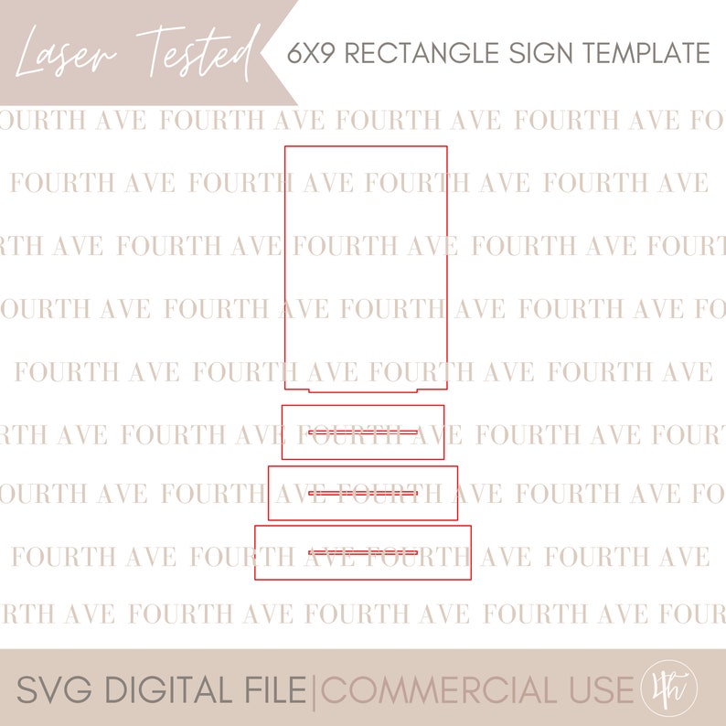 6x9 Rectangle Sign Template SVG | Table Numbers Sign Svg | Wedding Sign ...