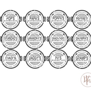 Dad's BBQ Grill Scraper SVG | Father's Day Gift Svg | Father's Day BBQ ...