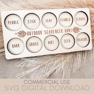 Outdoor Scavenger Hunt Svg,| Summer Kids Activities Svg | Kids Svg ...