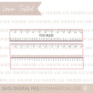 Teacher Ruler Svg | Teacher Gift SVG | Daycare Worker Gift Svg | Laser ...