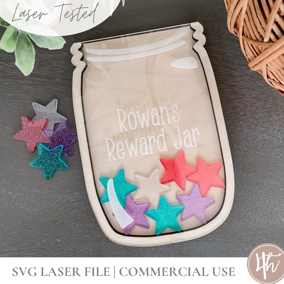Reward Jar SVG | Kids Reward Chart Svg | Teacher Reward Jar| Kids SVG ...