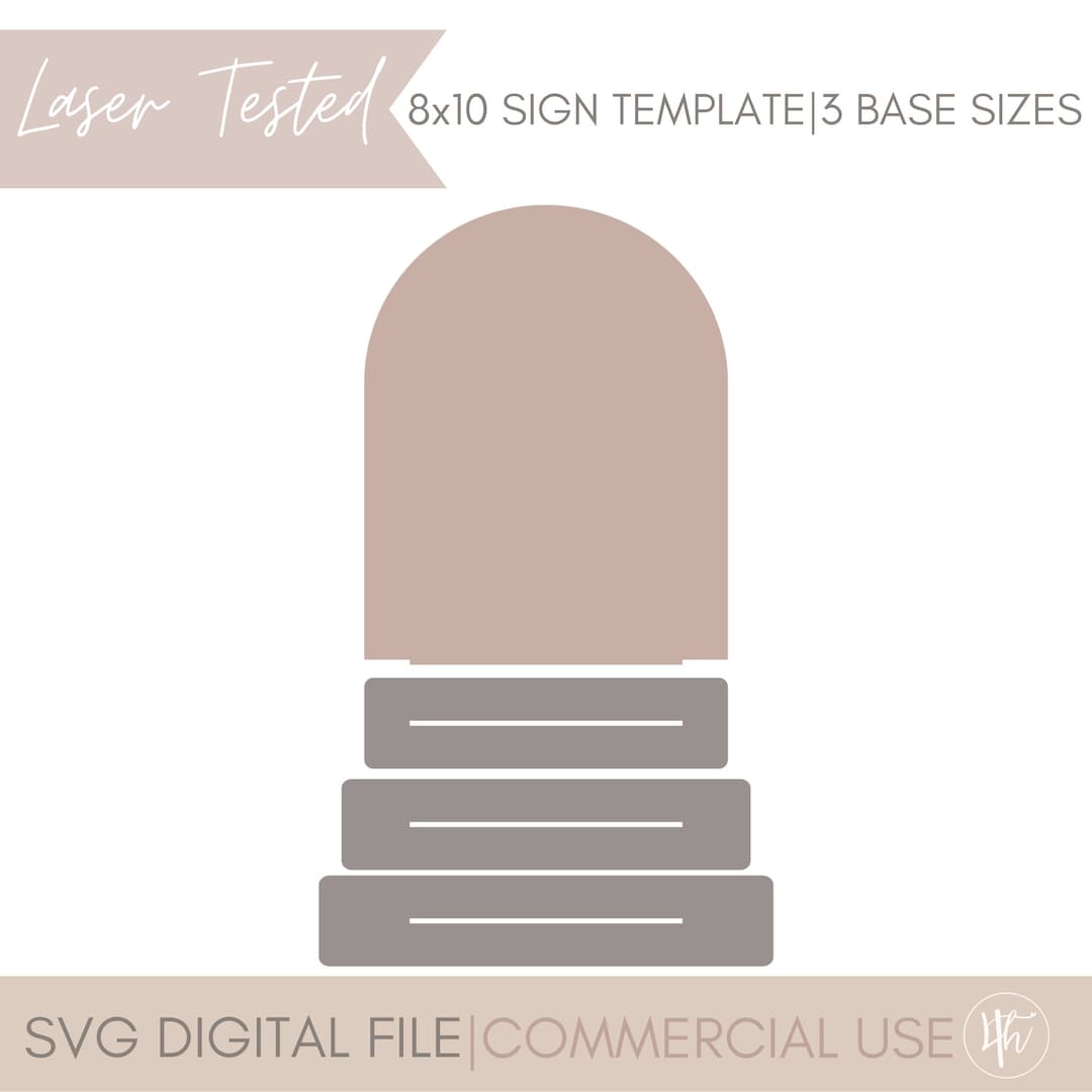 8x10 Arch Sign Template SVG | Arch Table Numbers Svg | Arch Wedding ...