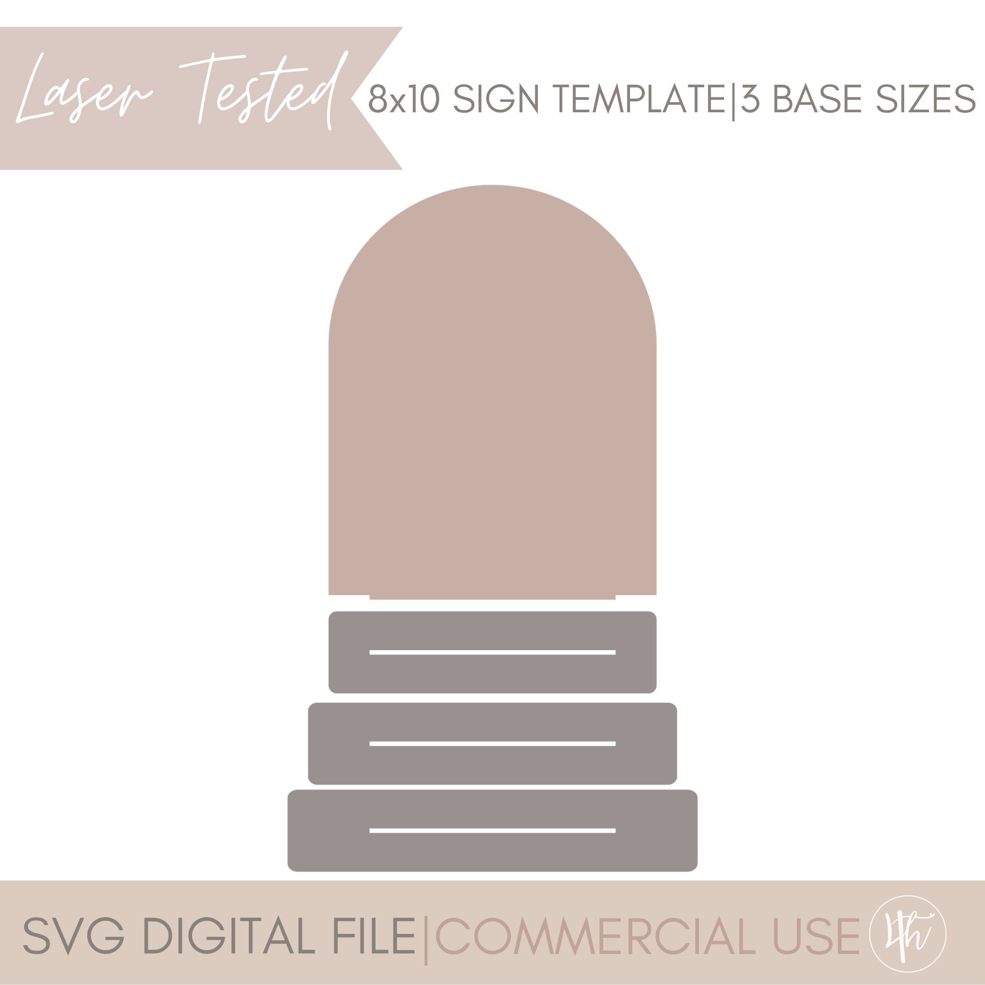 8x10 Arch Sign Template SVG | Arch Table Numbers Svg | Arch Wedding ...