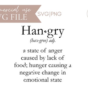 Hangry SVG File | Cutting Board SVG | Glowforge | Cricut | Silhouette ...