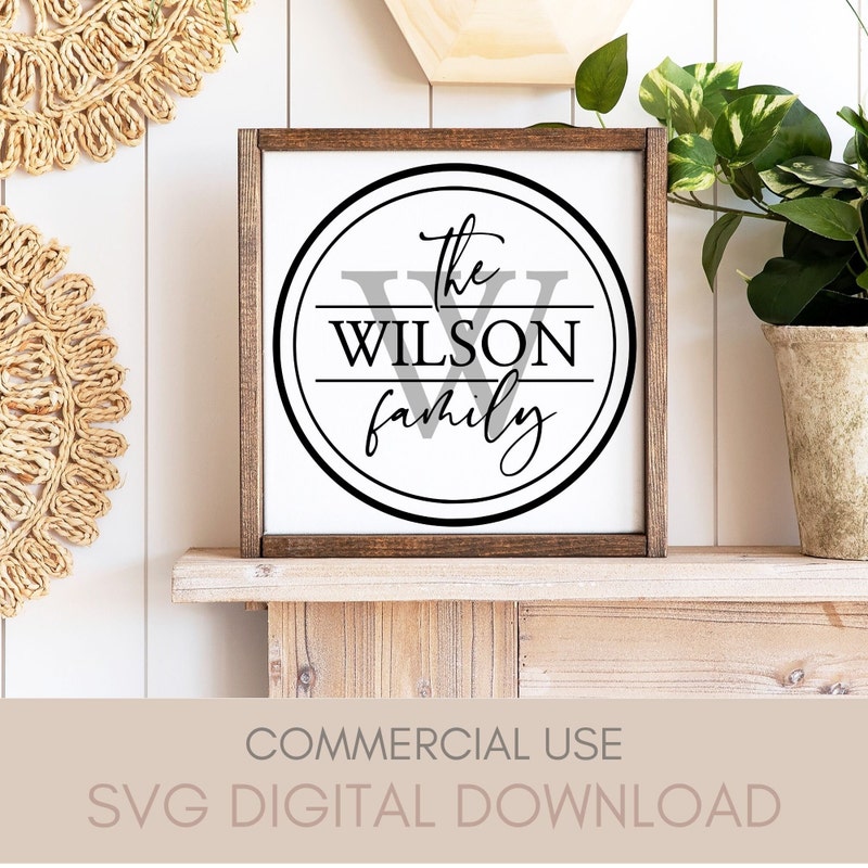 Round Sign Svg - Etsy