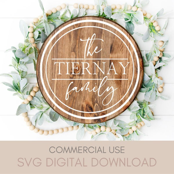 Round Sign Svg - Etsy