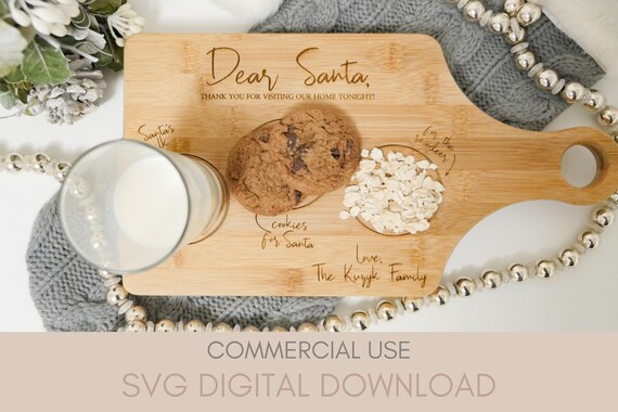 SVG French Santa Board Download Laser Engrave Files - Etsy