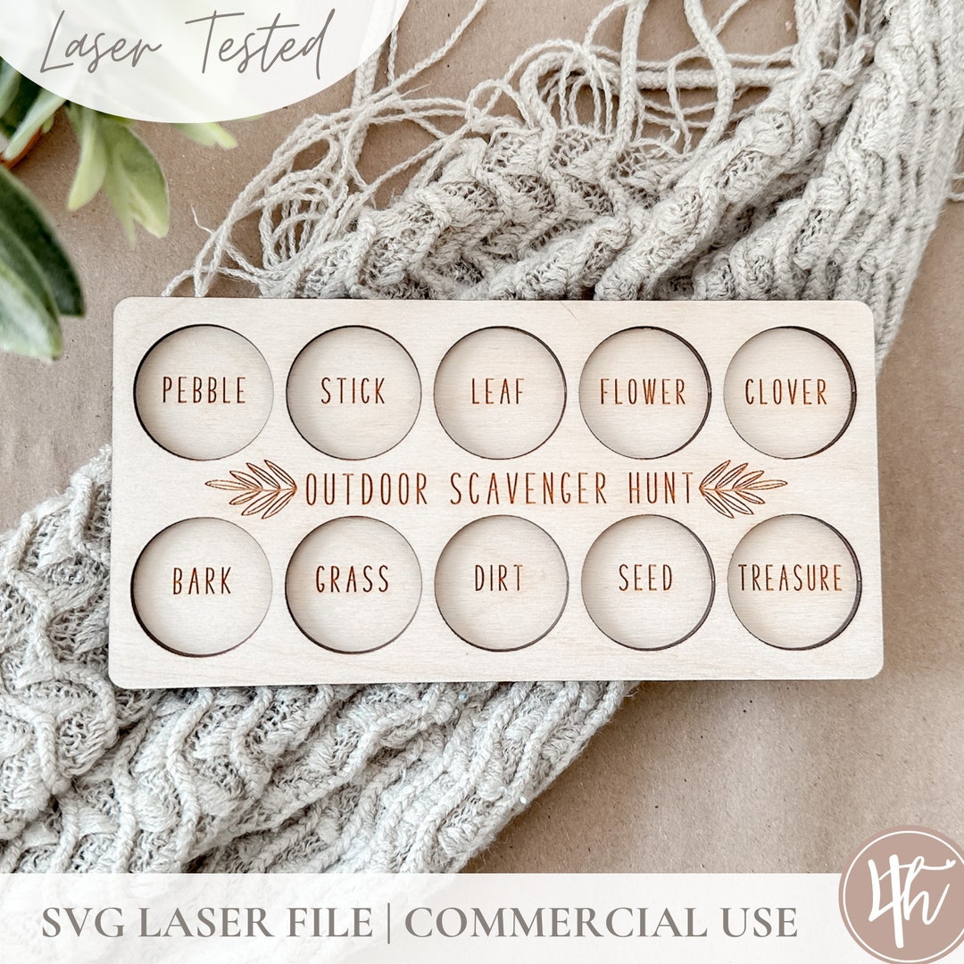 Outdoor Scavenger Hunt Svg,| Summer Kids Activities Svg | Kids Svg ...