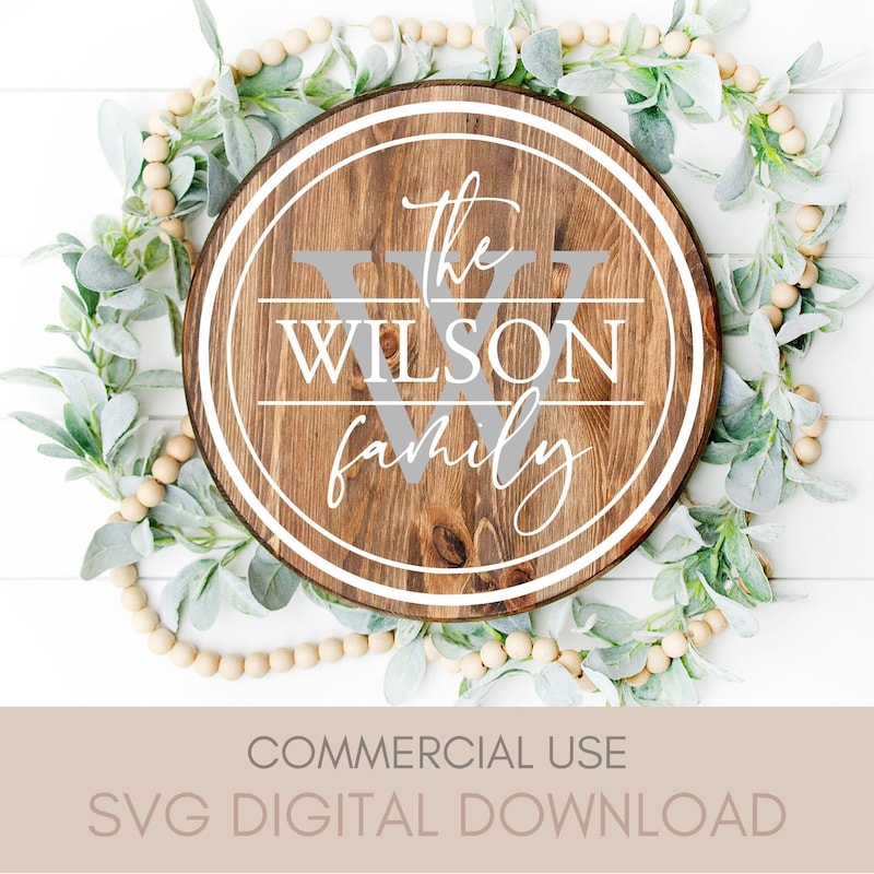 Round Sign Svg - Etsy