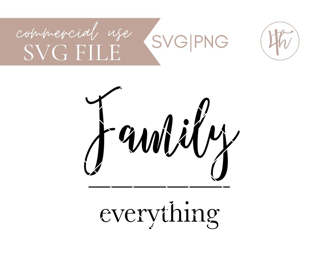 Family SVG File Family Quote SVG File Vector Cricut Silhouette Cut ...