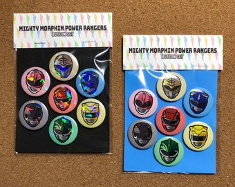 Power Rangers Button - Etsy