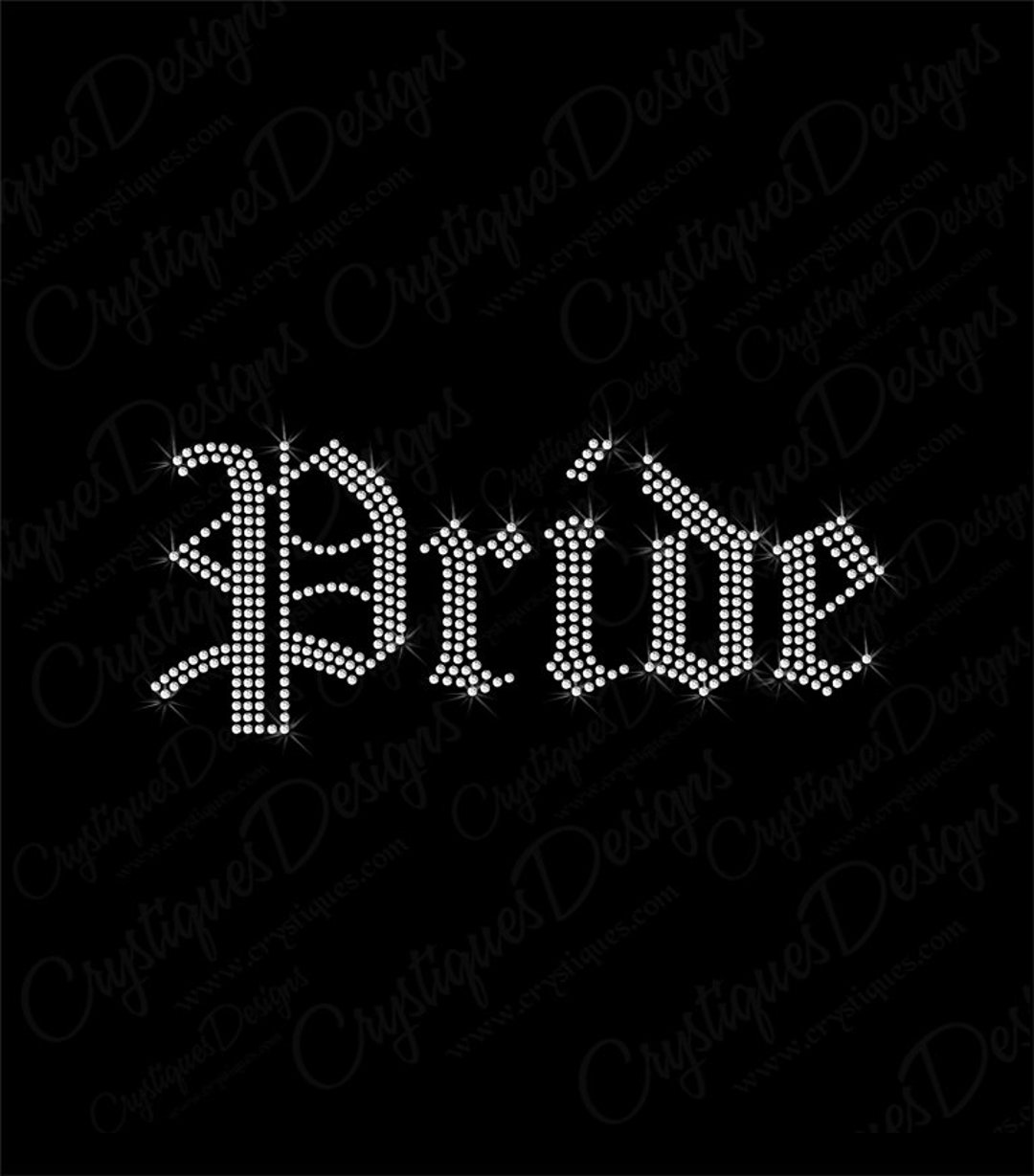 Pride Transfer-pride Bling-custom Pride Rhinestone Transfer - Etsy