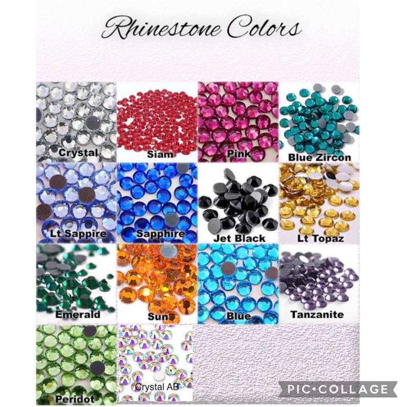 Monogram Rhinestone Initial-pick Your Size-personalize With Beautiful ...