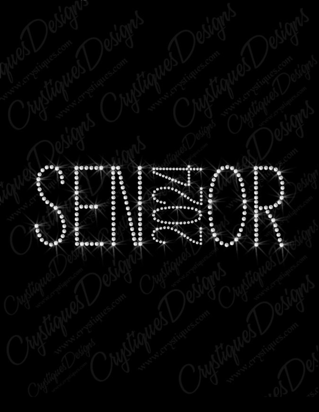 Class of 2026 Rhinestone Graduation Senior Bling Transfer-iron on ...